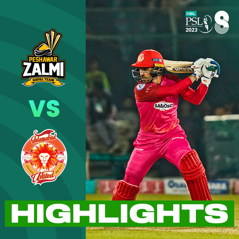Highlights | Peshawar Zalmi vs Islamabad United | PSL 2023 | T Sports