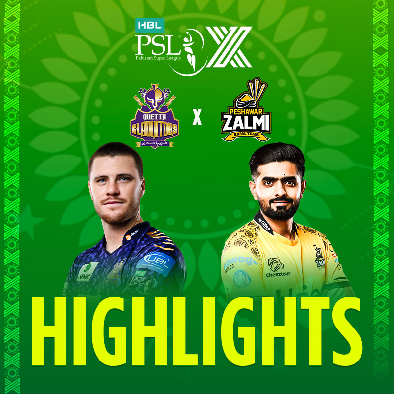 Highlights | Peshawar Zalmi vs Quetta Gladiators | PSL 2025 | Match 2 ...