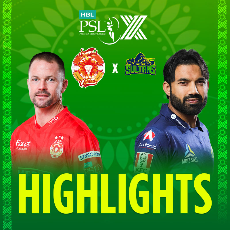Highlights | Islamabad United vs Multan Sultans | PSL 2025 | Match 7 | T Sports