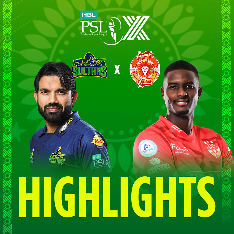 Highlights | Multan Sultans vs Islamabad United | PSL 2025 | Match 13 | T Sports